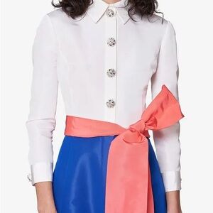 Carolina Herrera | Dresses | Carolina Herrera Colorblock Evening Gown ...